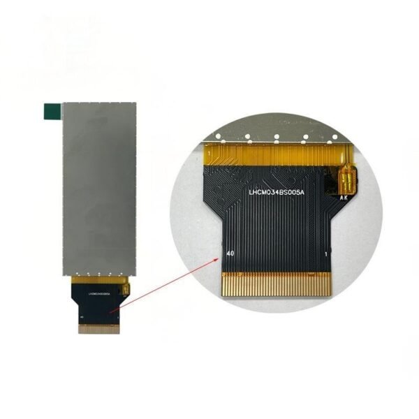 3.4inch 412*960 IPS Bar Shape LCD Screen ST7701S Home Appliance 3WSPI ...